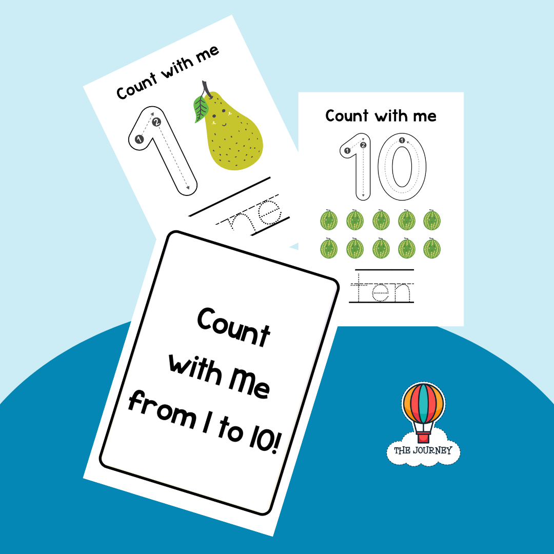 Free Printable: COUNT WITH ME FROM 1 TO 10! – The Journey